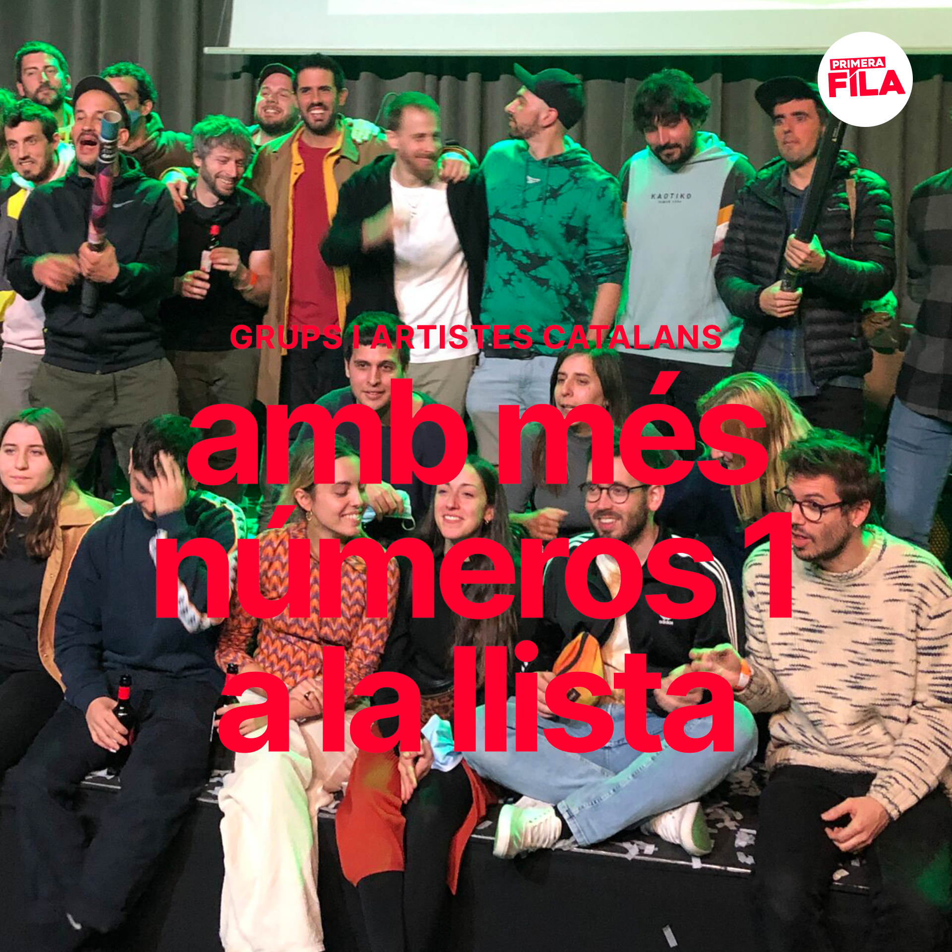 Grups i artistes catalans amb més números 1 a la llista - Primera Fila