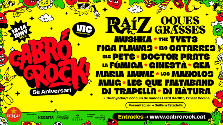Cartell del Cabró Rock 2025 - Primera Fila